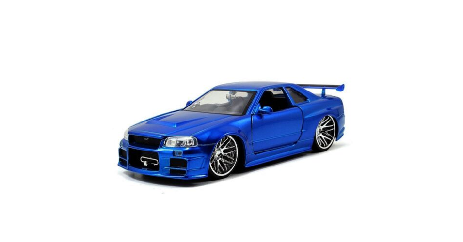 NISSAN BRIAN'S SKYLINE GT-R (R34) MODELLAUTÓ 1:24 - Autómodell 1:24 ...